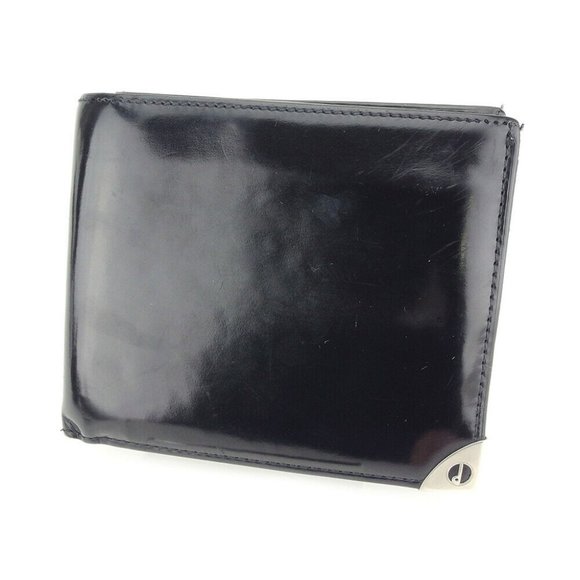 Dunhill | Bags | Auth Dunhill Twofold Wallet London Style Black Silver ...